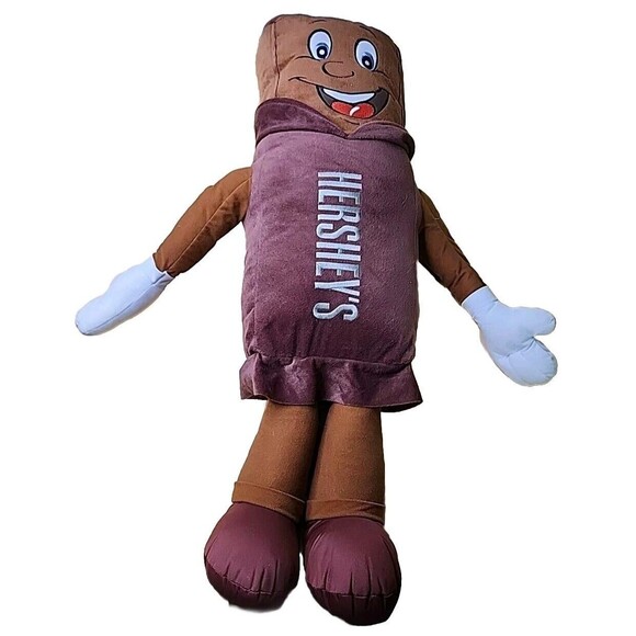 Hershey's | Toys | Hersheys Milk Chocolate Bar 32 Jumbo Plush Stuffed Character Hershey Park ...